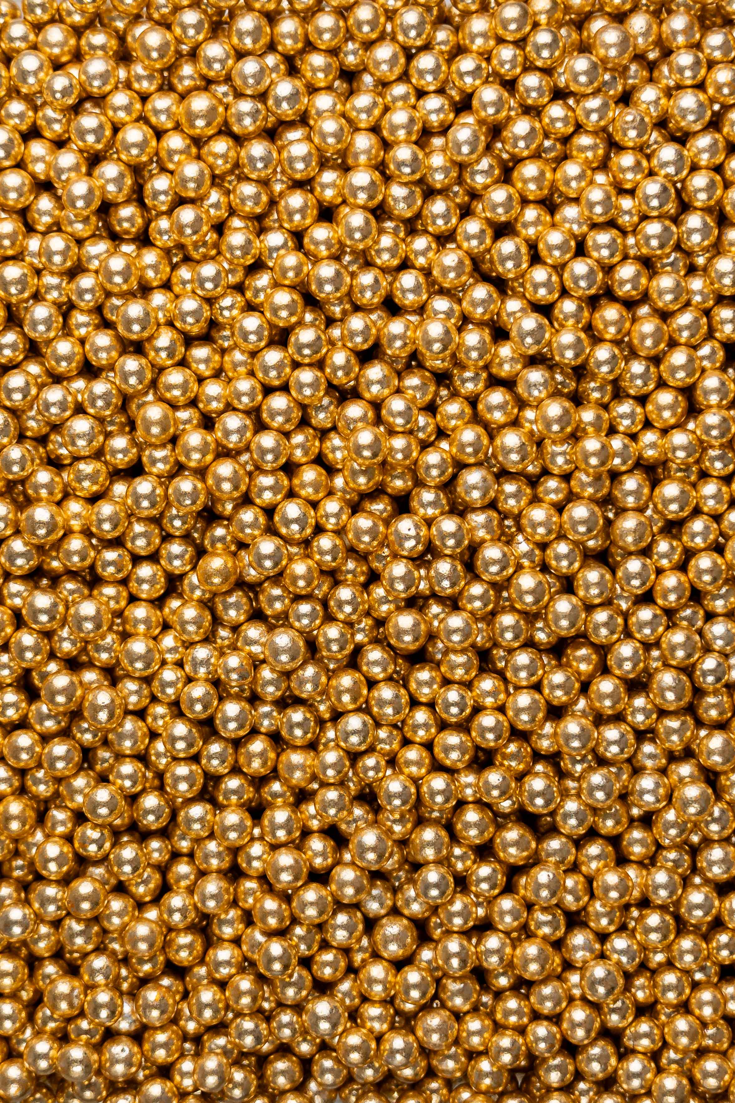 Metallic Pearls - Gold 6mm | SPRINKLY.co.uk